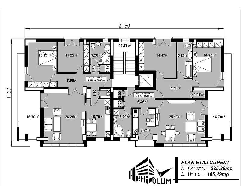 BLOC LOCUINTE S+P+5E